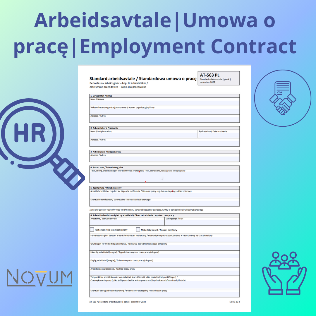 New employmment contracts in Norway - Novum